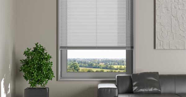 Dark Grey Venetian Blinds